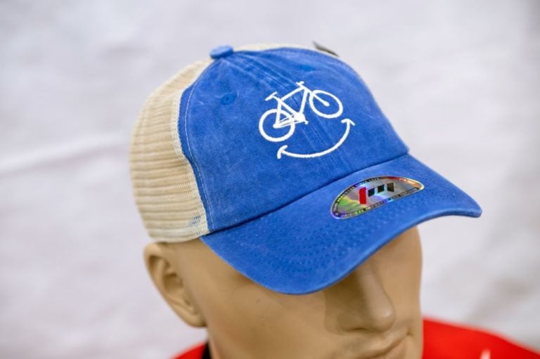 Gorra Logo Bici Sonrisa Azul Mitienda Cr